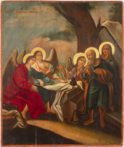 Russian School, 19th Century | SHOWING THE OLD TESTAMENT TRINITY ...