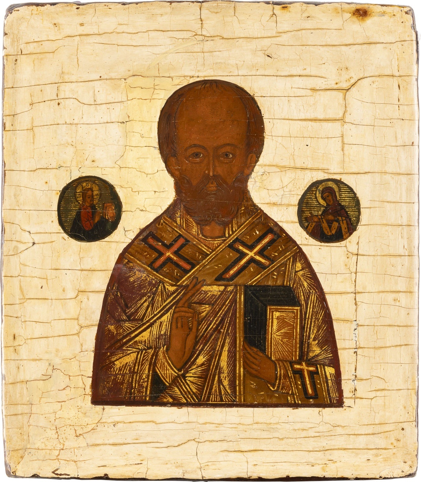 Russian School, 17th Century | ST. NICHOLAS OF MYRA | MutualArt