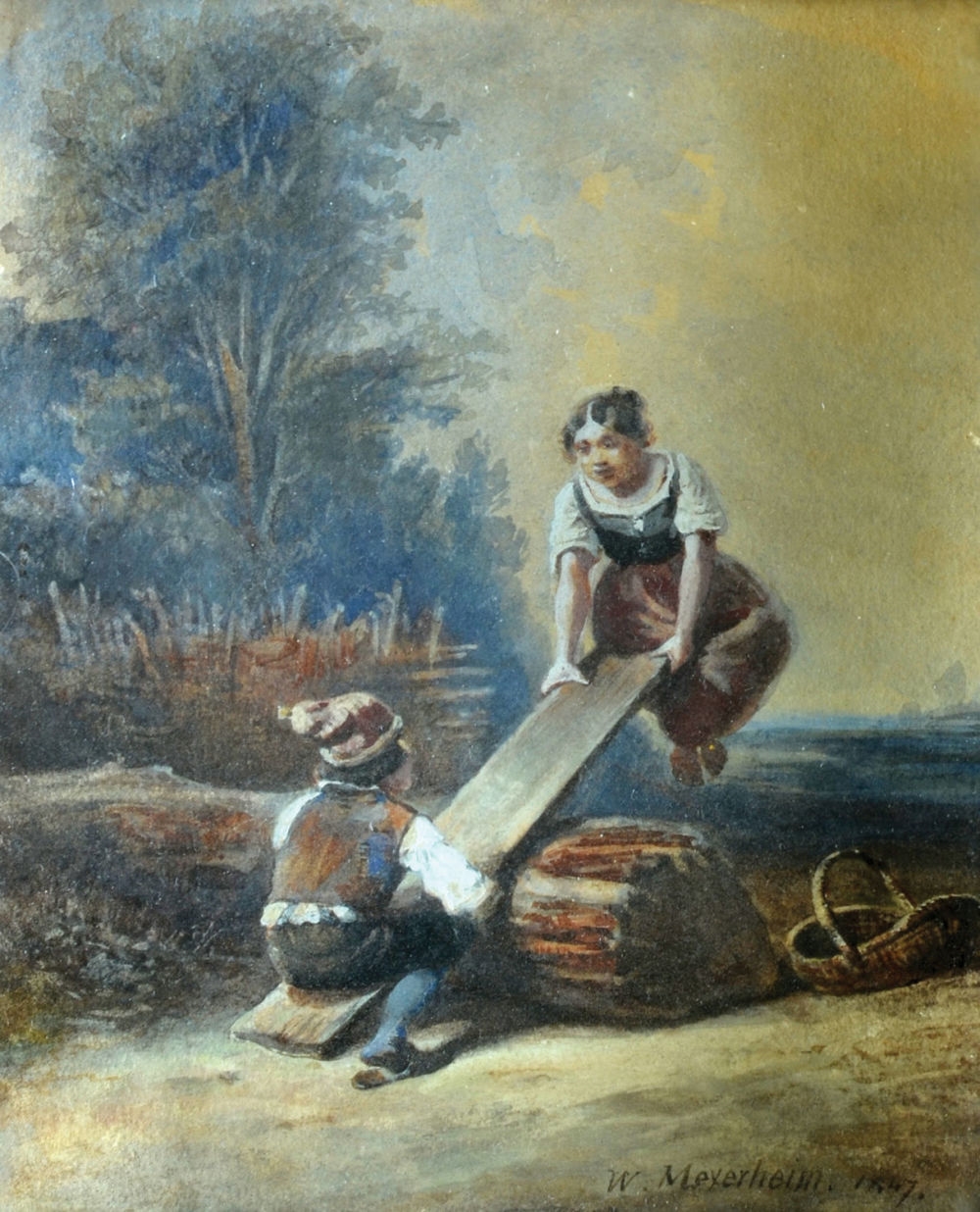 Wilhelm Alexander Meyerheim | Children Playing | MutualArt