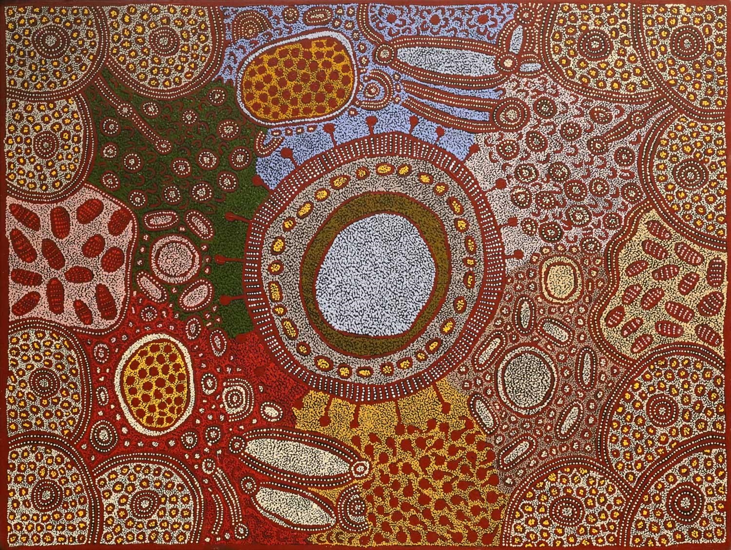 Joylene Reid Napangardi | Bush Tucker (2023) | MutualArt