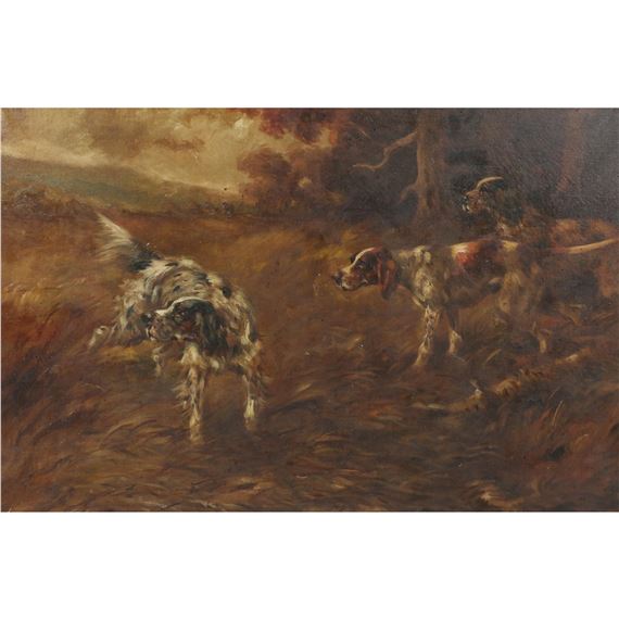 Thomas D. Beaumont | hunting dogs (1869) | MutualArt