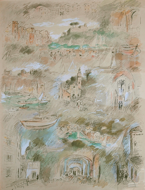 Michele Cascella | Portofino (1951) | MutualArt