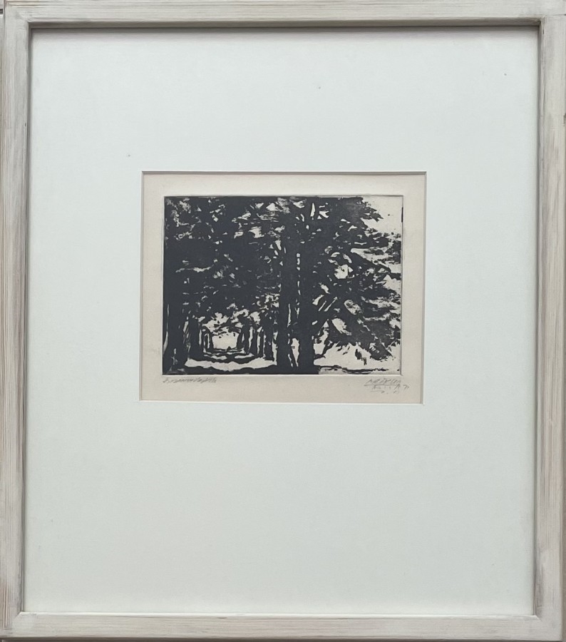 Avigdor Arikha | Path in the forest (1970) | MutualArt