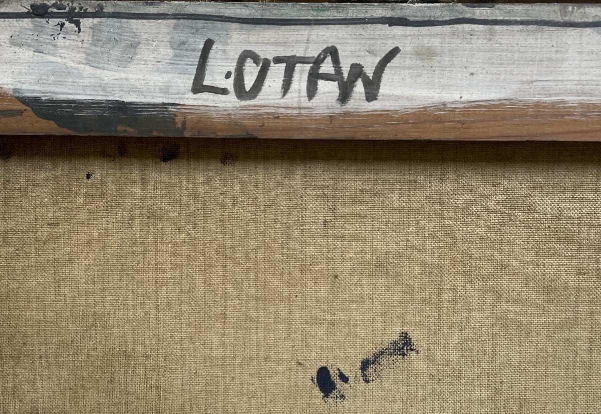 Yona Lotan | Figures in an urban landscape, | MutualArt