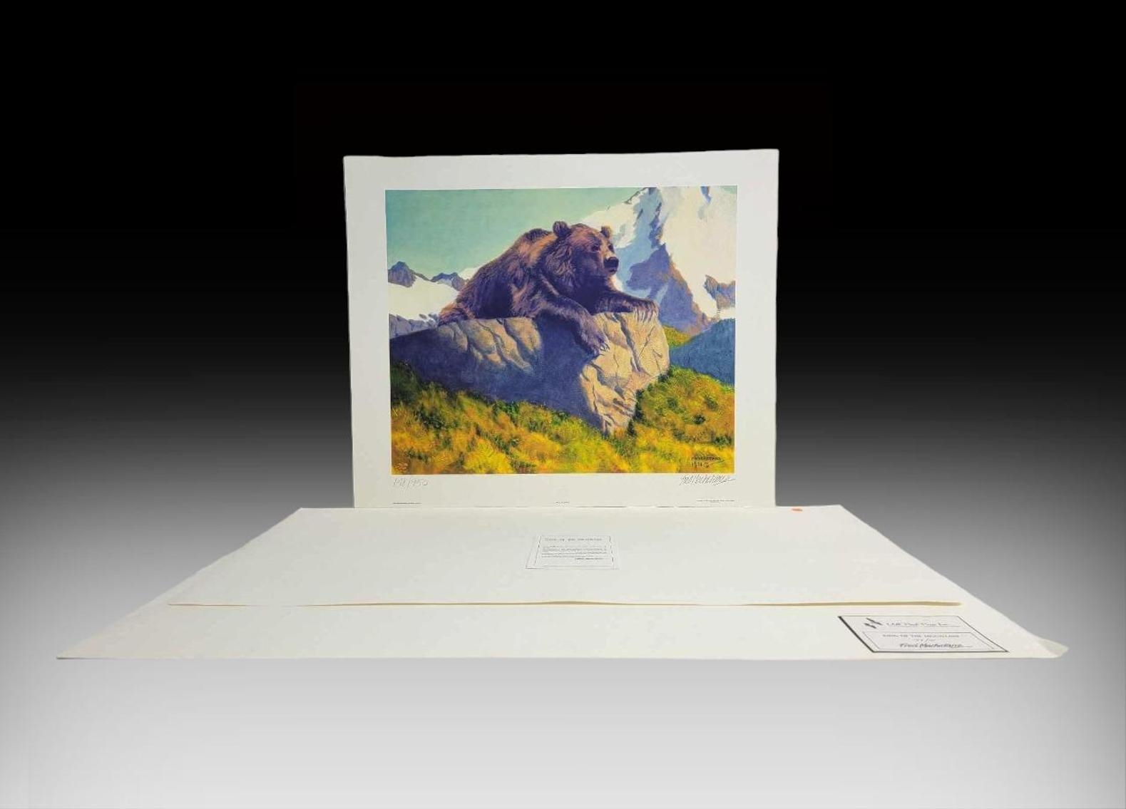 Fred Machetanz | King of the Mountain | MutualArt