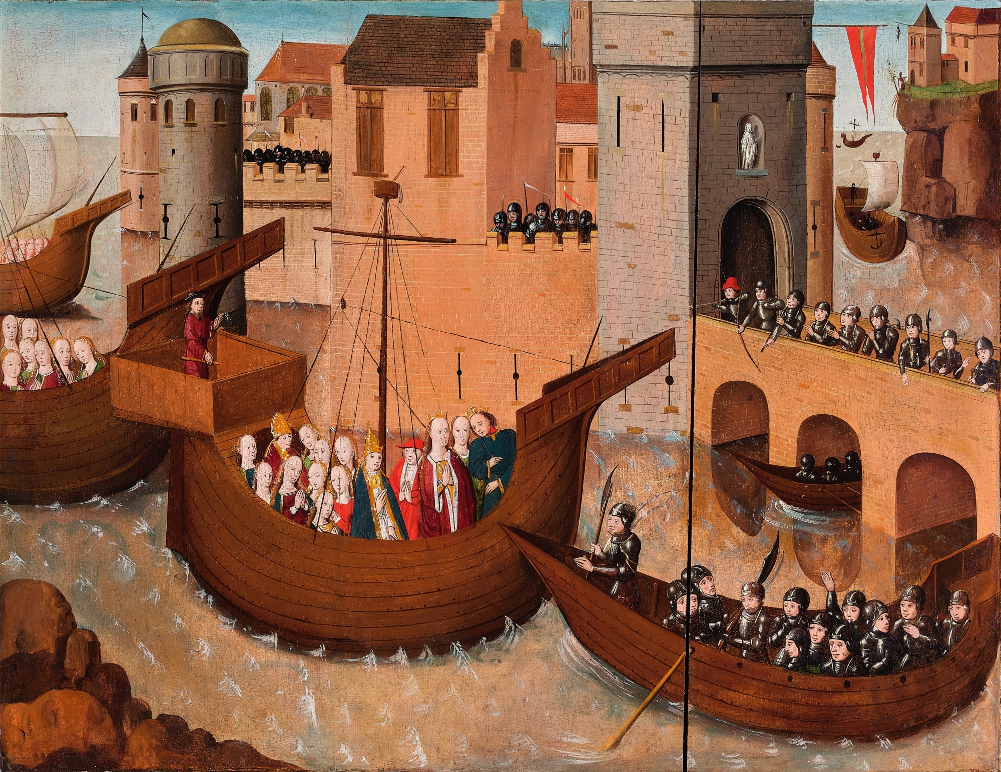 Swabian School, 15th Century | Saint Ursula and the Eleven Thousand ...