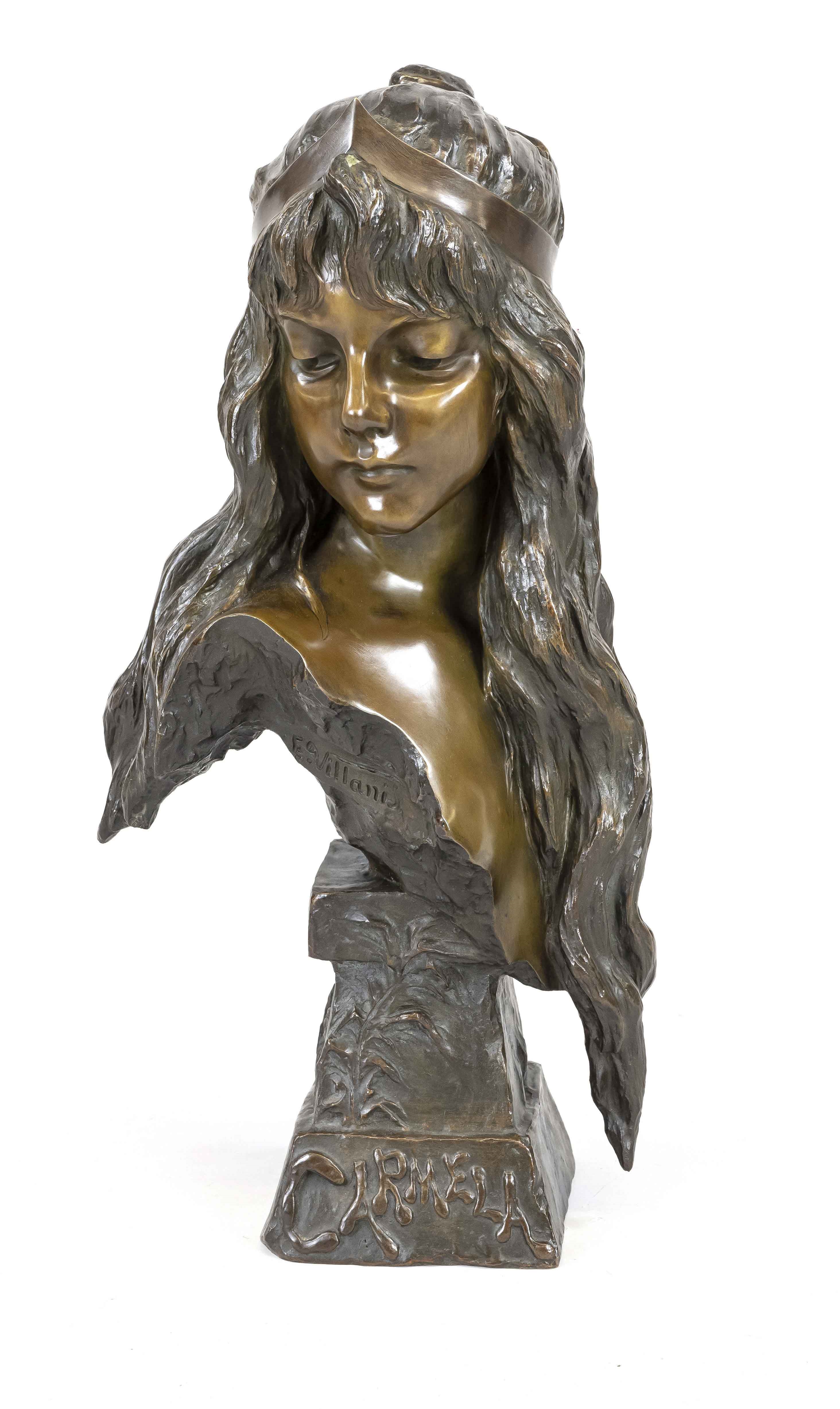 Emmanuelle Villanes | Art Nouveau bust of Carmela | MutualArt