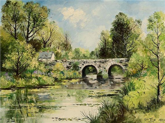 Leo Toye | Cottage Near the Bridge (1974) (1974) | MutualArt