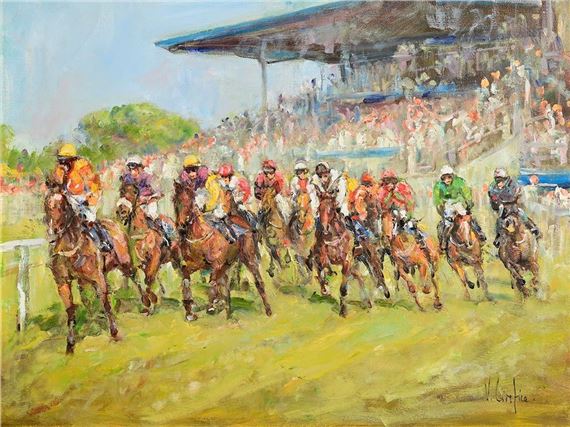 Victor Cirefice | Downpatrick Races | MutualArt