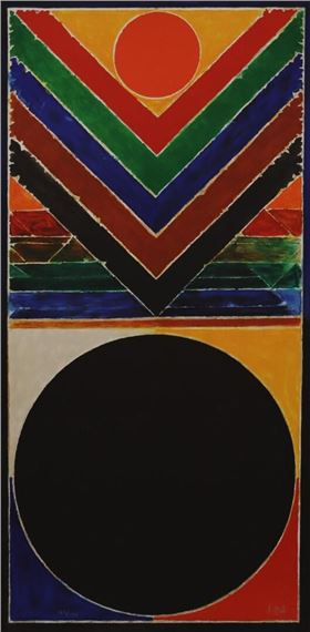 Syed Haider Raza | Arbre et bindu (2008) | MutualArt