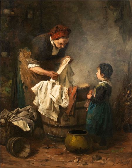 Johannes Weiland | Washing Day | MutualArt