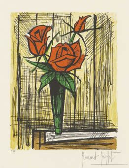 Bernard Buffet | Roses | MutualArt