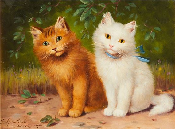 Sophie Sperlich | Zwei Katzen | MutualArt