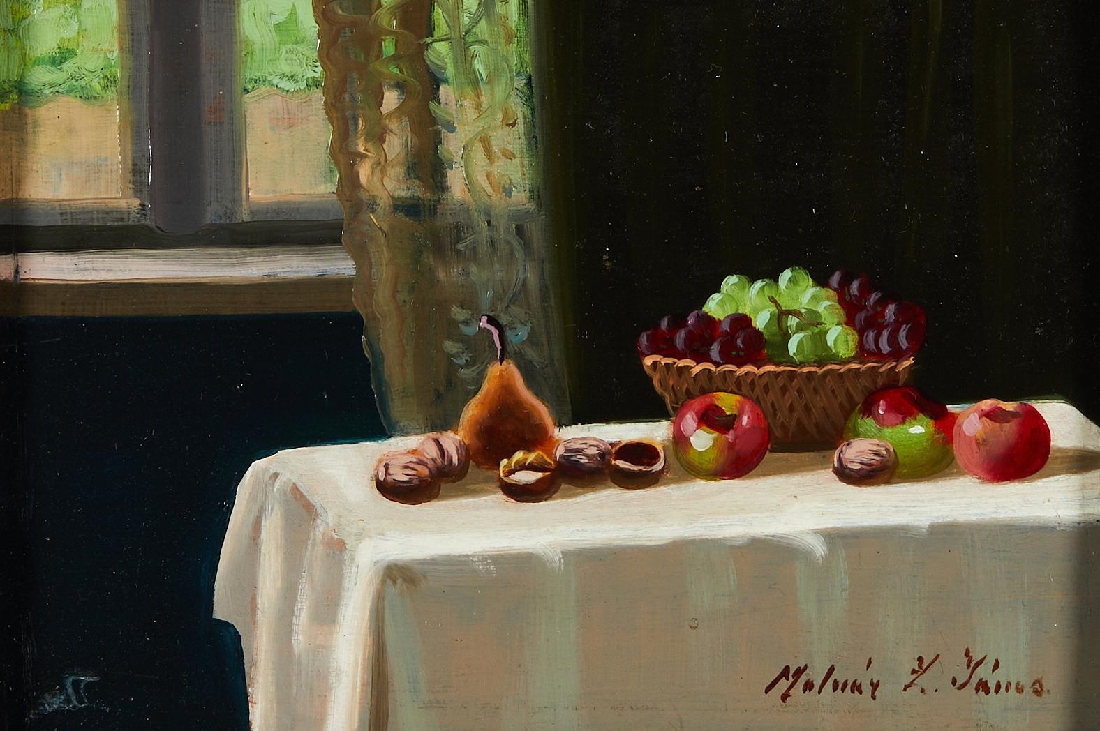 Janos Z. Molnar | Obsttisch mit Trauben | MutualArt