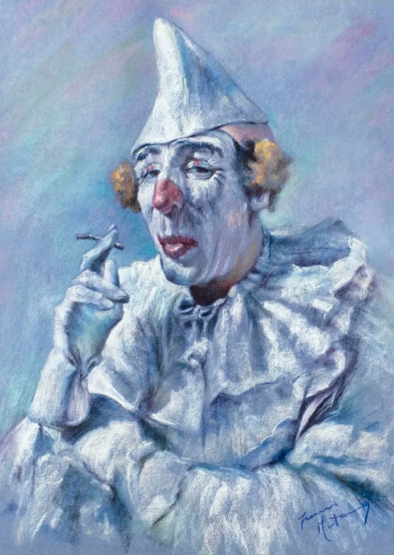 American School, 20th Century | Smoking Clown | MutualArt