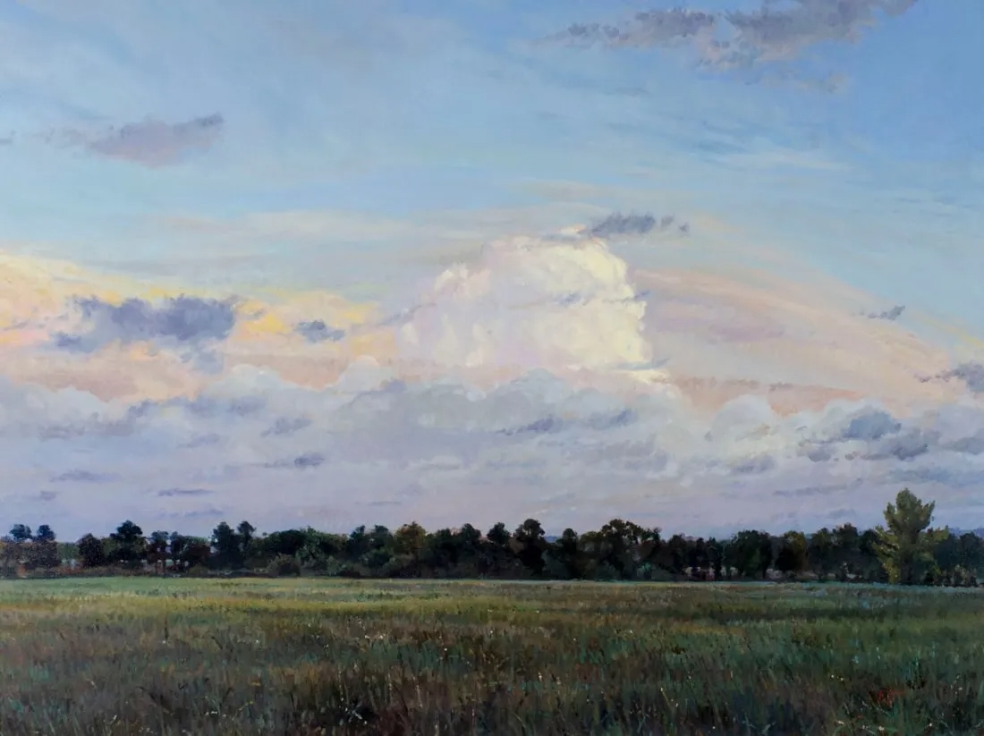 Lee Jamison | Sunset Landscape (1988) | MutualArt