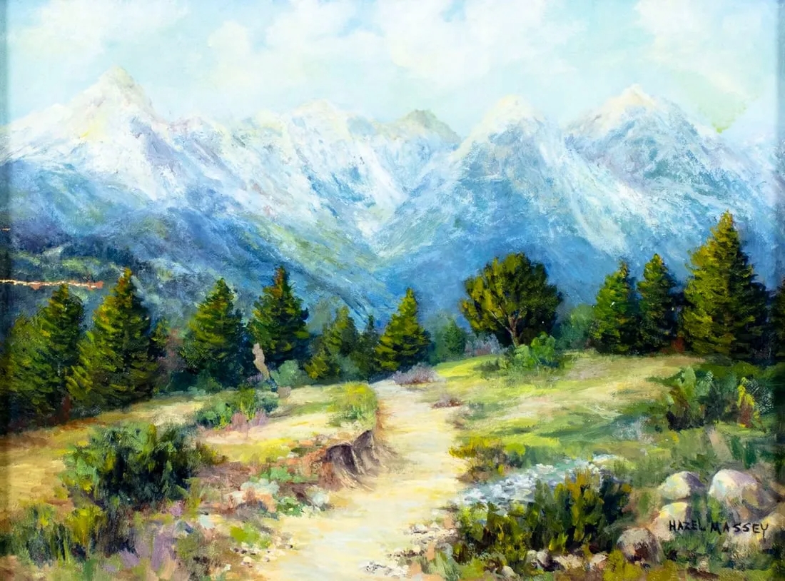 Hazel Massey | Landscape - Bavarian Scene (1964) | MutualArt