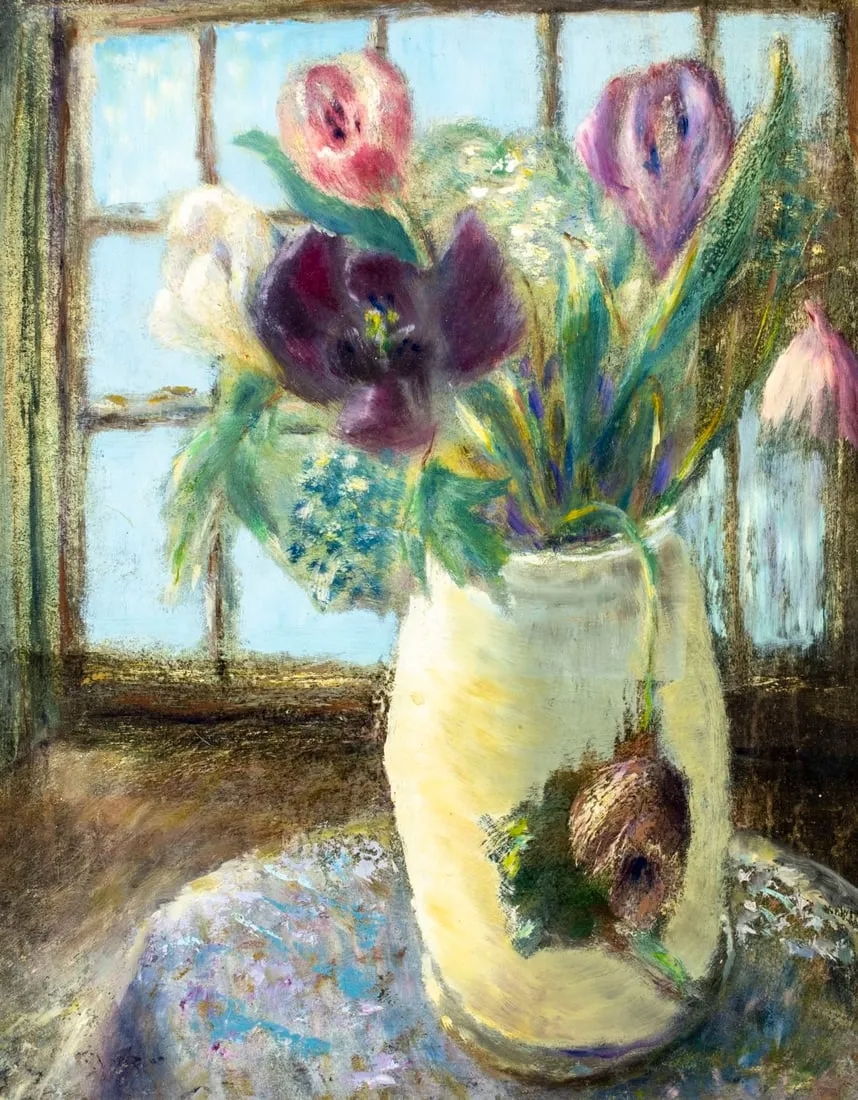William Stoddard Loughran | Still Life with Vase of Flowers | MutualArt