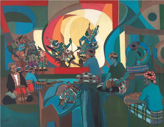 Yusoff Abdullah | Wayang Kulit (1981) | MutualArt