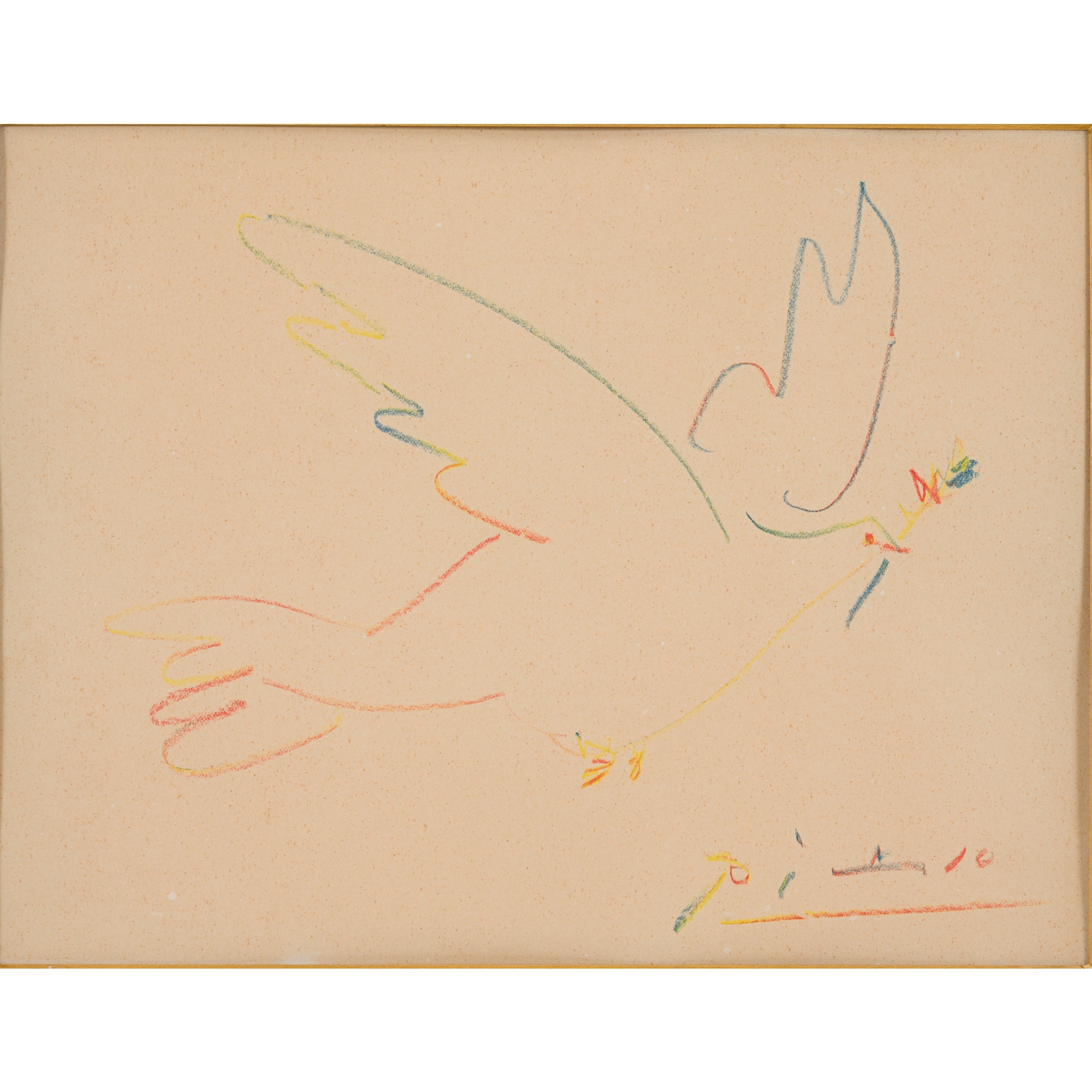Pablo Picasso | COLOMBE DE LA PAIX / DOVE OF PEACE (1950) | MutualArt