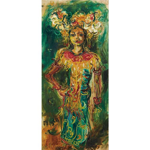 Affandi | BALINESE DANCER (1966) | MutualArt