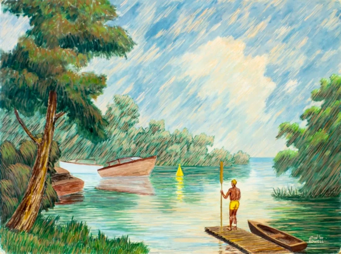 Alfred Lee Rowell | The Yellow Buoy | MutualArt