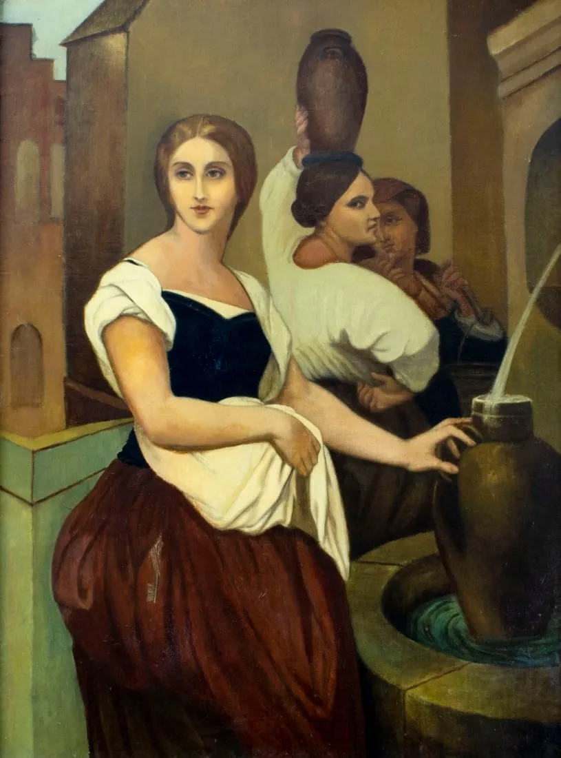 Ary Scheffer | Marguerite at the Fountain | MutualArt