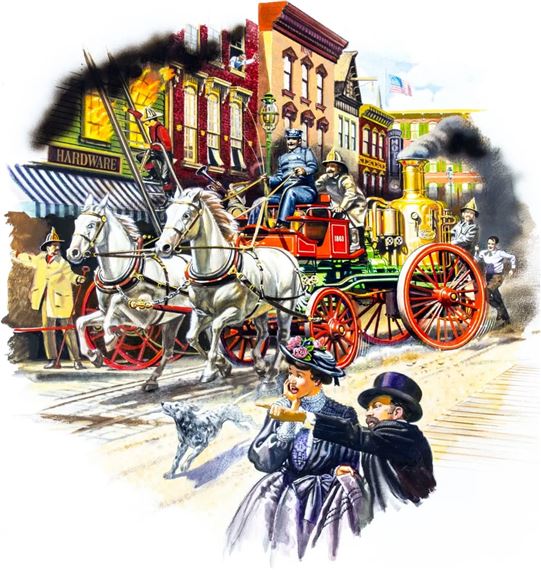 William G. Teodecki | Horse Drawn Fire Engine | MutualArt