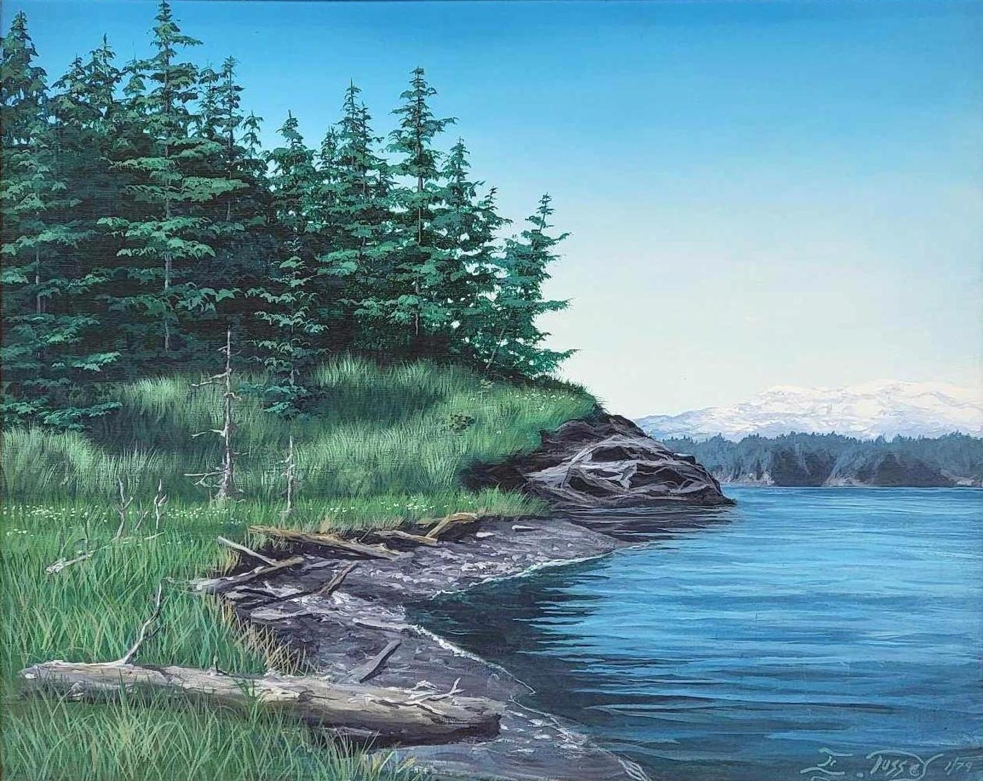Ed Tussey | Kodiak Landscape (Circa 1979) | MutualArt