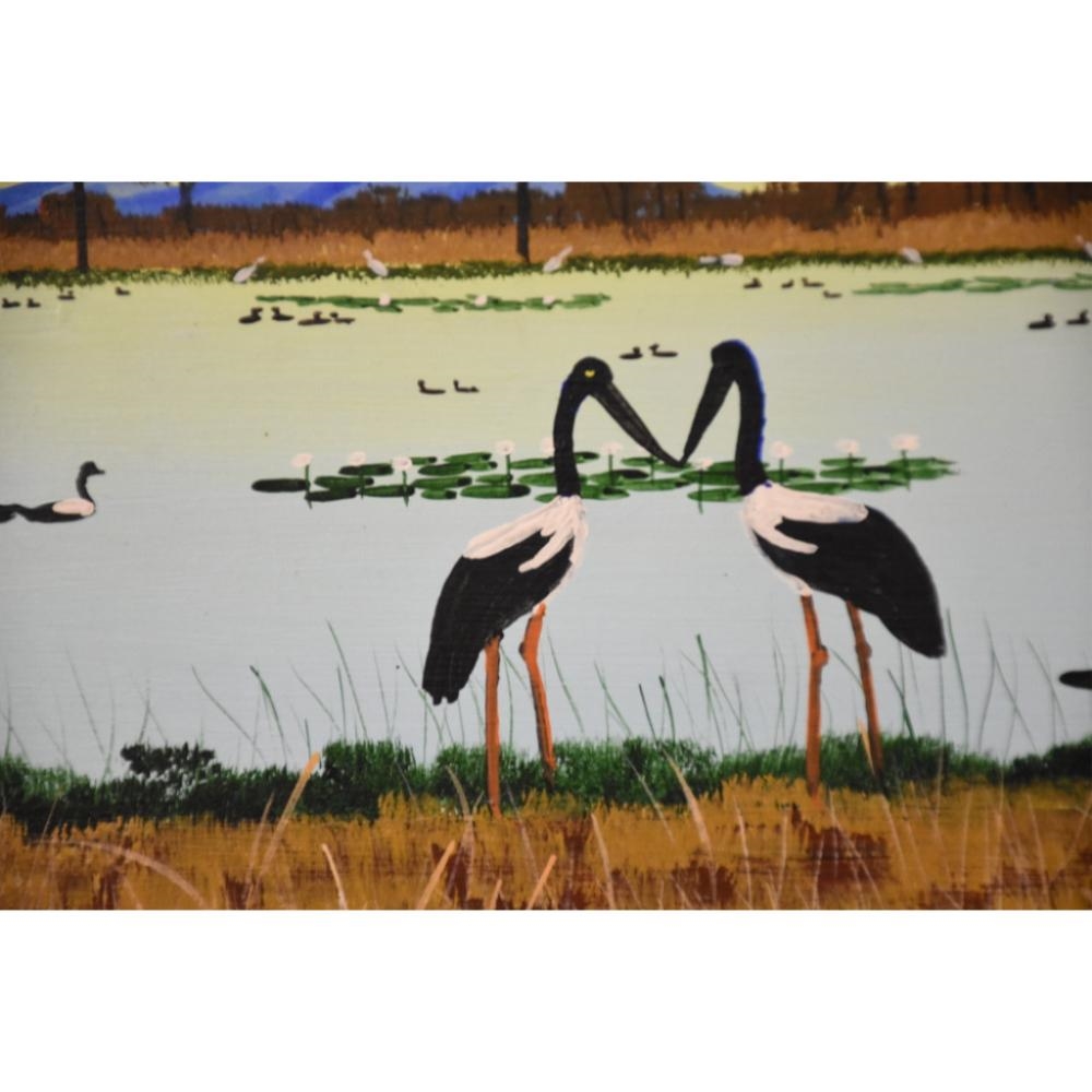 Percy Trezise | Jabiru at Kakadu | MutualArt