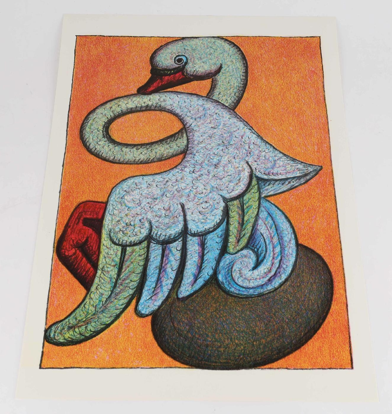 Henry Heerup | Svane-ælling | MutualArt