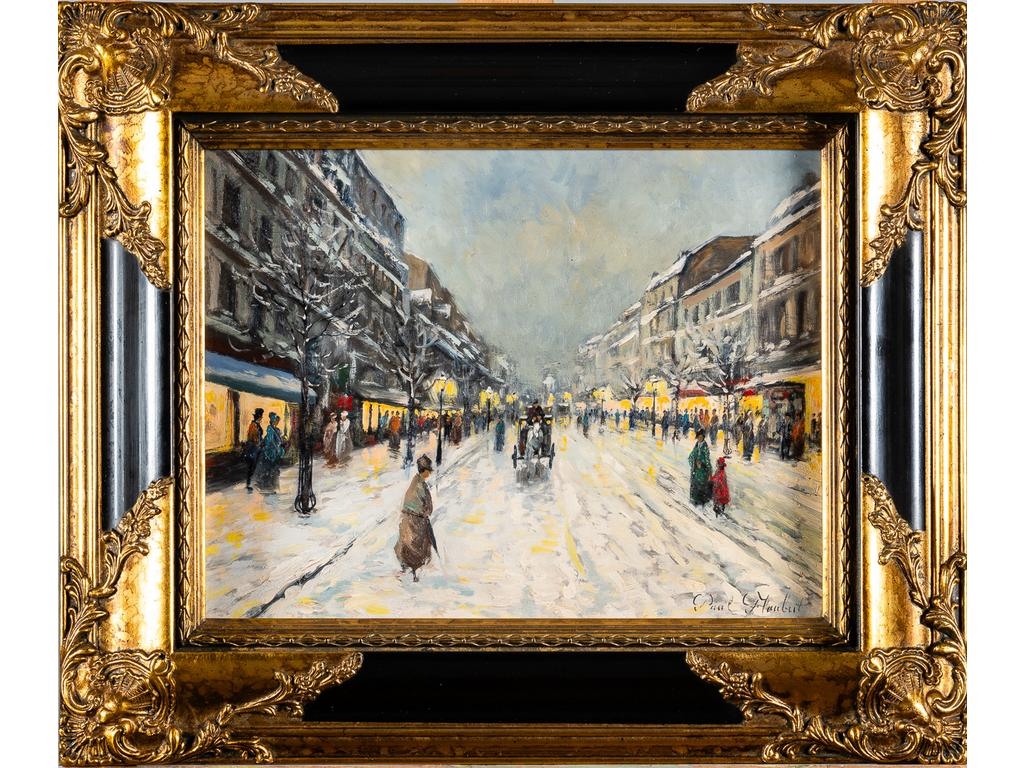Paul Flaubert | Paris sous la neige | MutualArt