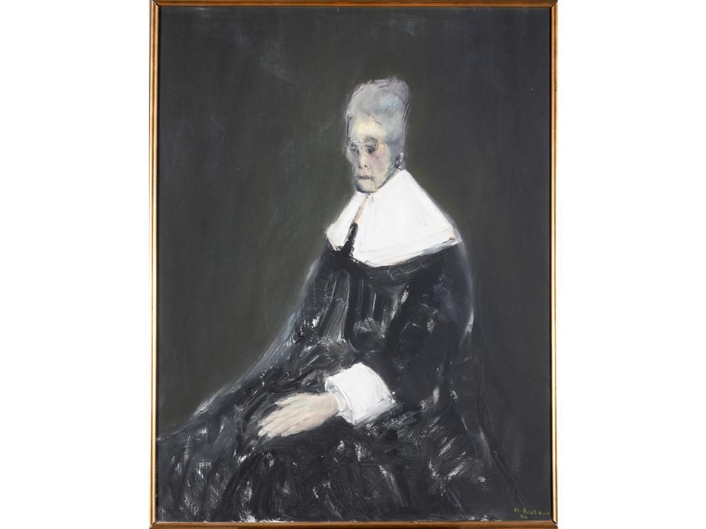 Maxime Richaud | Portrait de femme en habit hollandais (74) | MutualArt