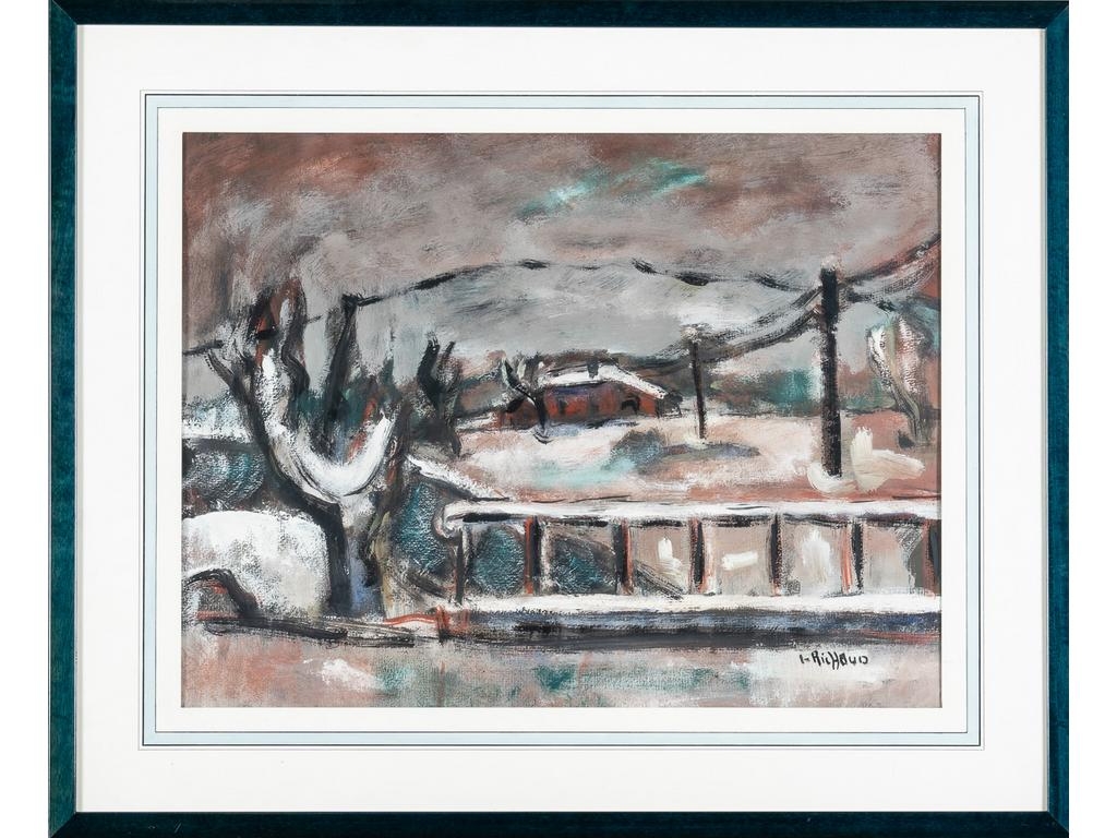Maxime Richaud | Paysage sous la neige | MutualArt