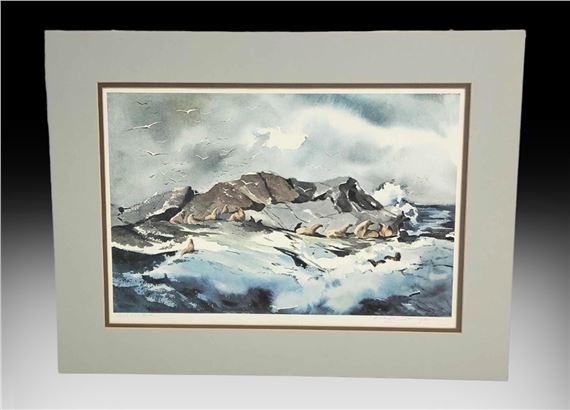 Nancy Taylor Stonington | Sea Lion Rock | MutualArt