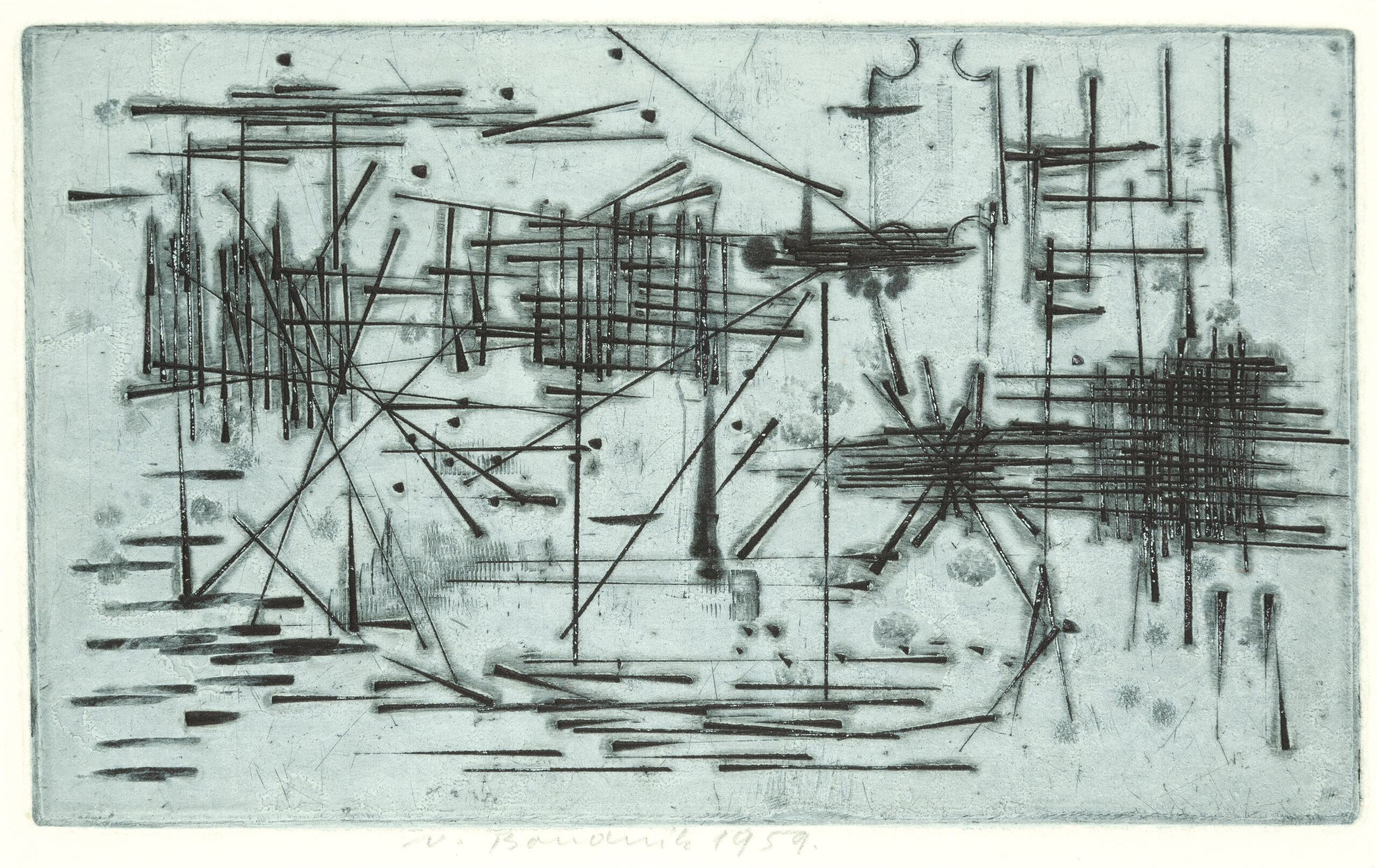 Vladimír Boudnik | Cosmic explosions (1959) | MutualArt