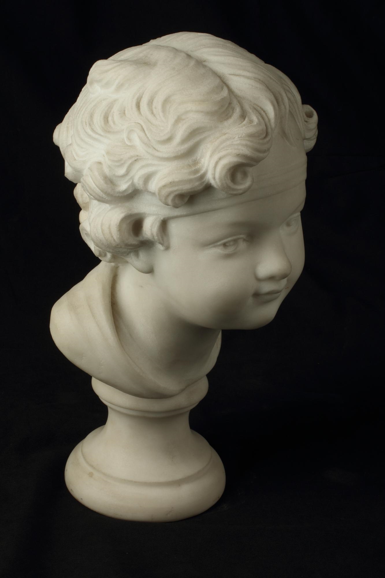 Louis-Simon Boizot | An Italian carved bust of a childIn the manner of ...