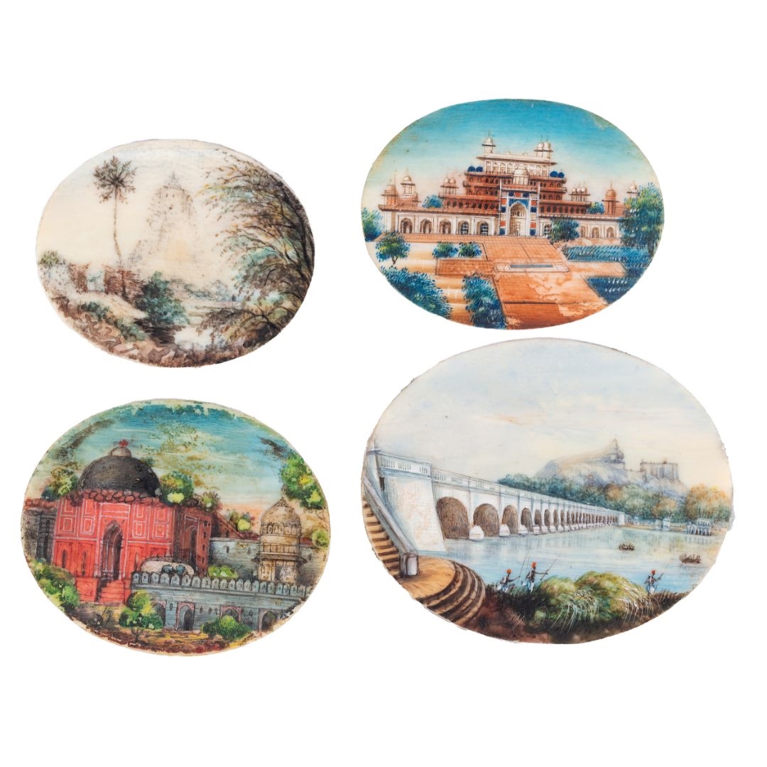 Indian School | 4 miniatures | MutualArt