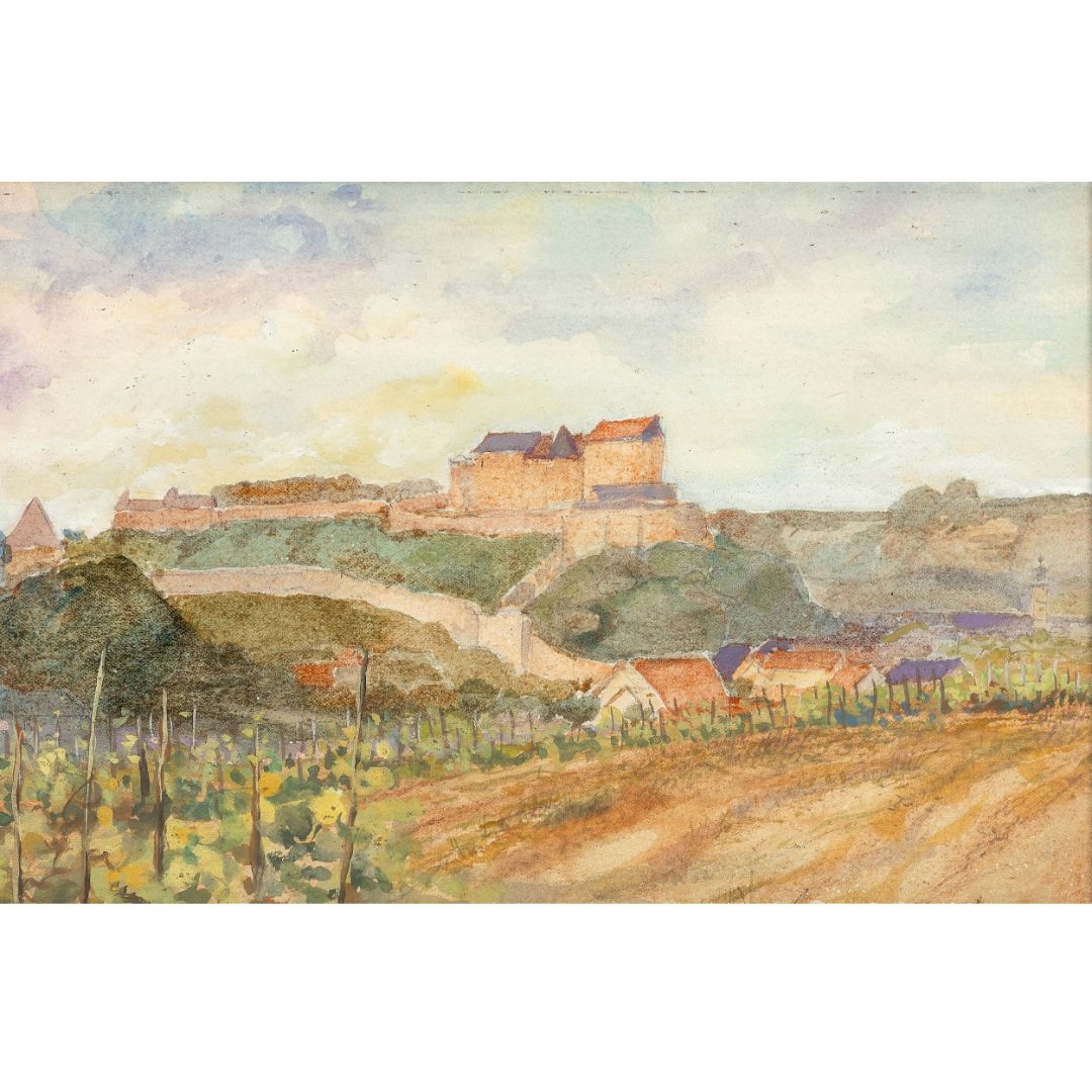 Marie Egner | Apple and cherry blossom (1906 - 1908) | MutualArt