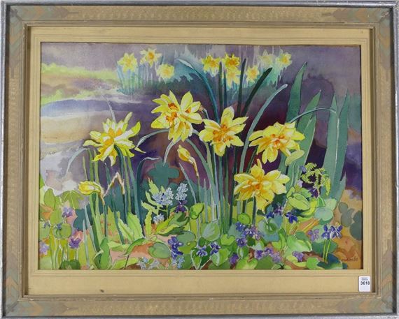 Edith Grace Lawson Coombs | Insulinde Daffodils | MutualArt