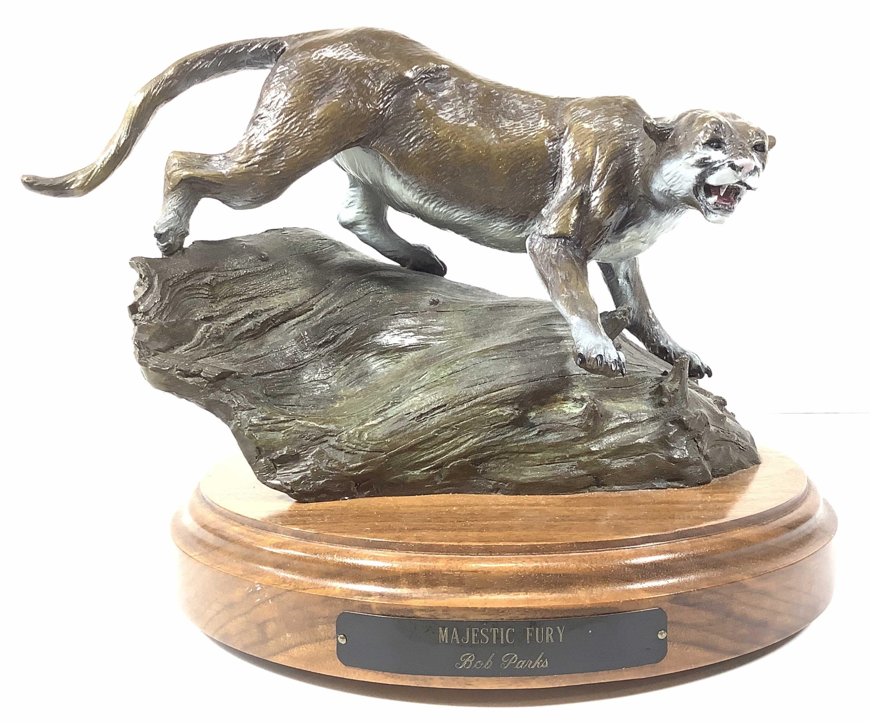 Bob Parks | Bob Parks Majestic Fury Bronze Sculpture | MutualArt