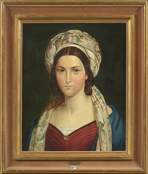 Jean-Auguste-Dominique Ingres | Portrait d’une élégante au turban ...