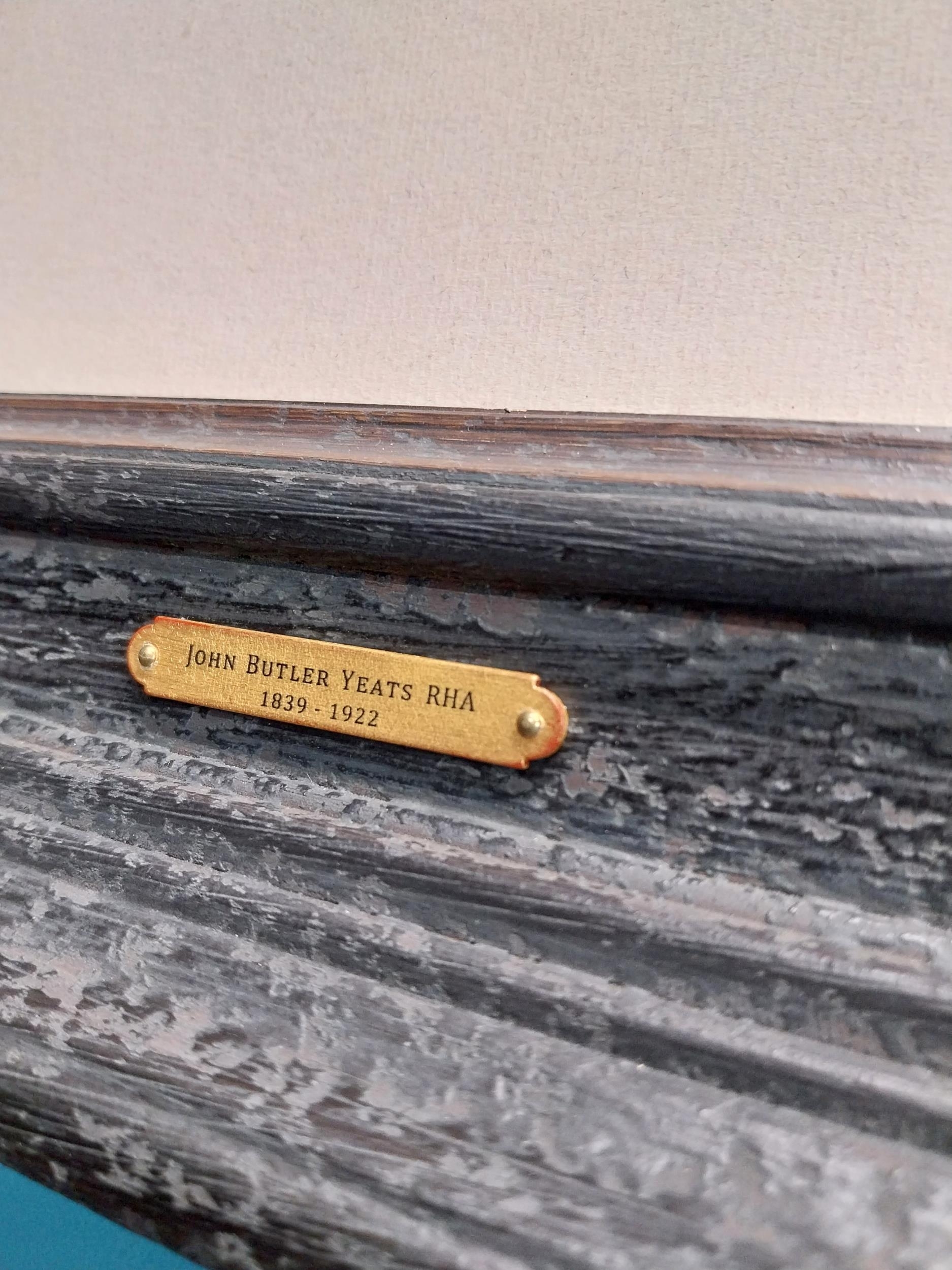 John Butler Yeats | John Butler Yeats framed pencil drawing of Lady ...