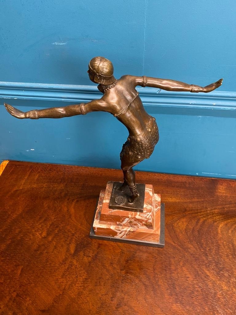 Demétre H. Chiparus | Bronze model of Dancer on marble base stamped D H ...