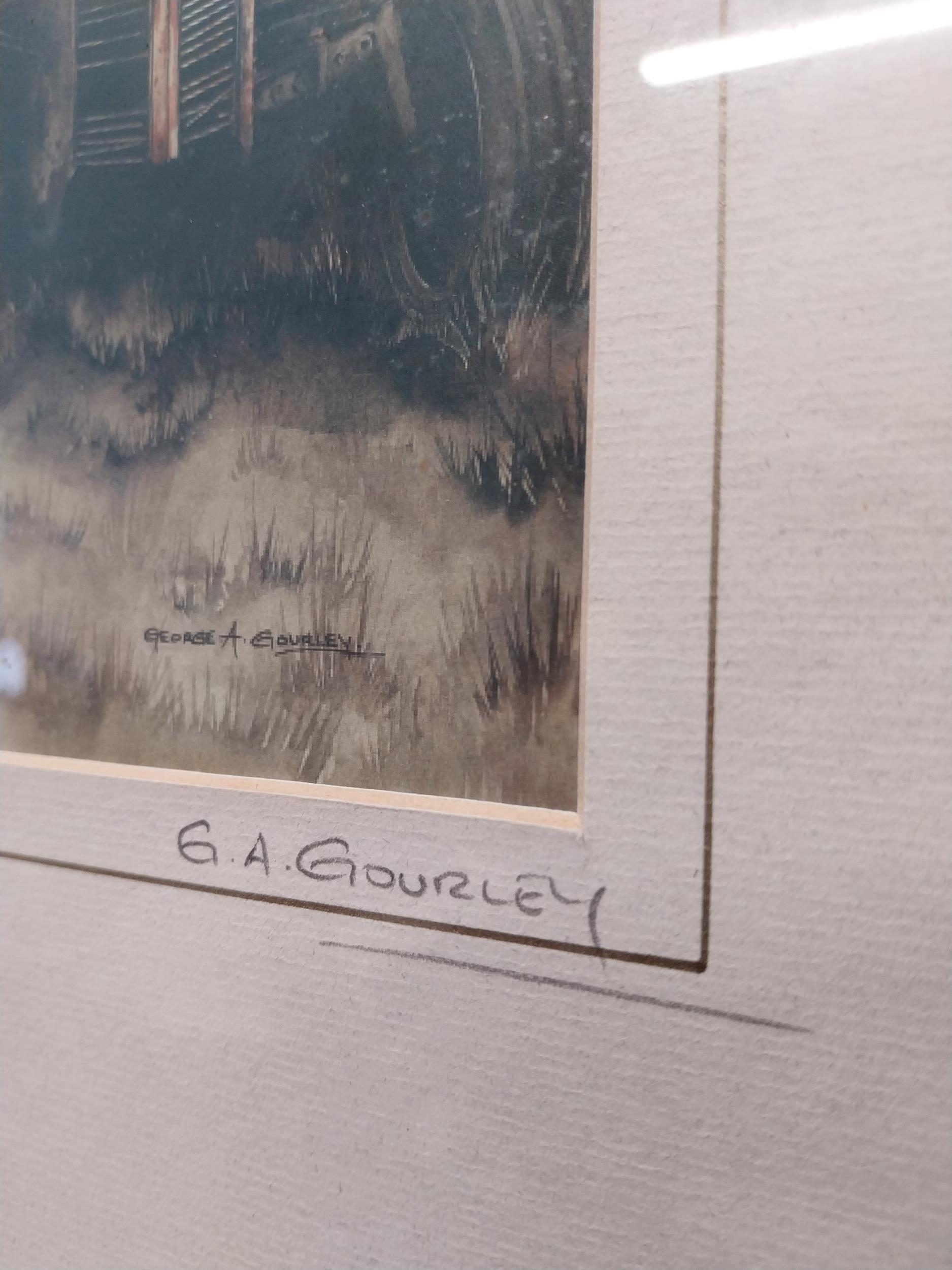 George A. Gourley | Framed Tractor print signed George A Gourley ...