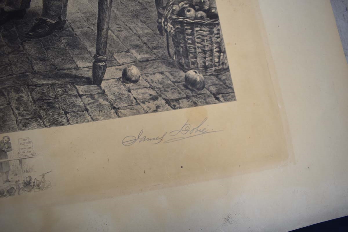 Walter Dendy Sadler | A gathering by a roaring fire, | MutualArt