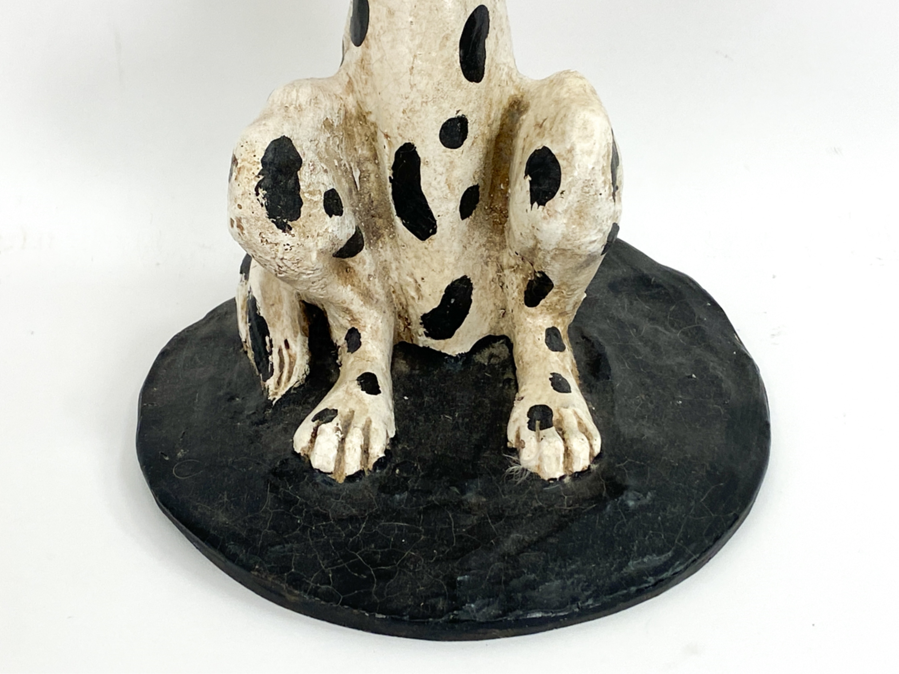 Bill Huebbe | DALMATION DOG SILENT BUTLER STAND | MutualArt