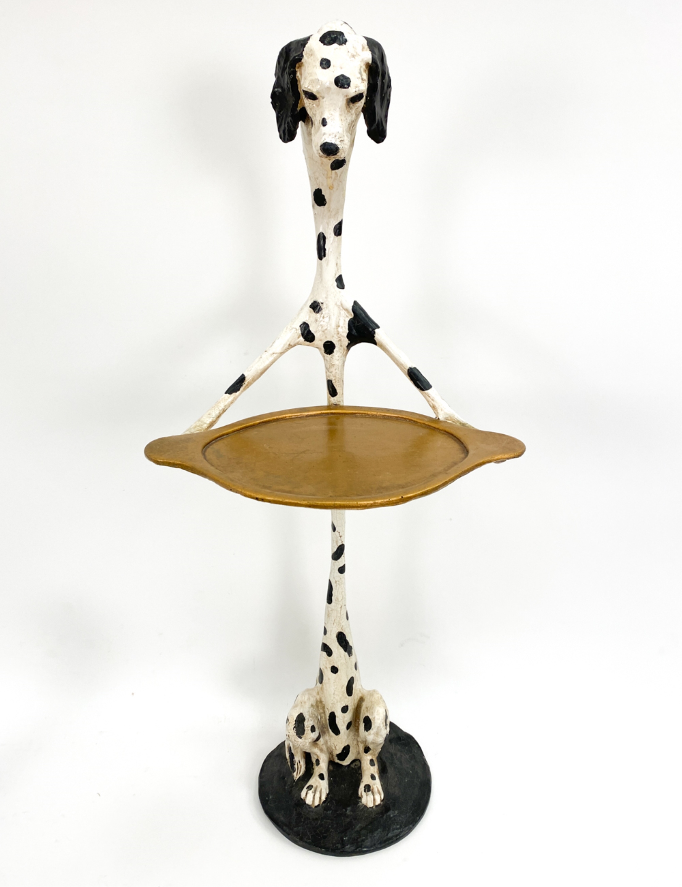 Bill Huebbe | DALMATION DOG SILENT BUTLER STAND | MutualArt