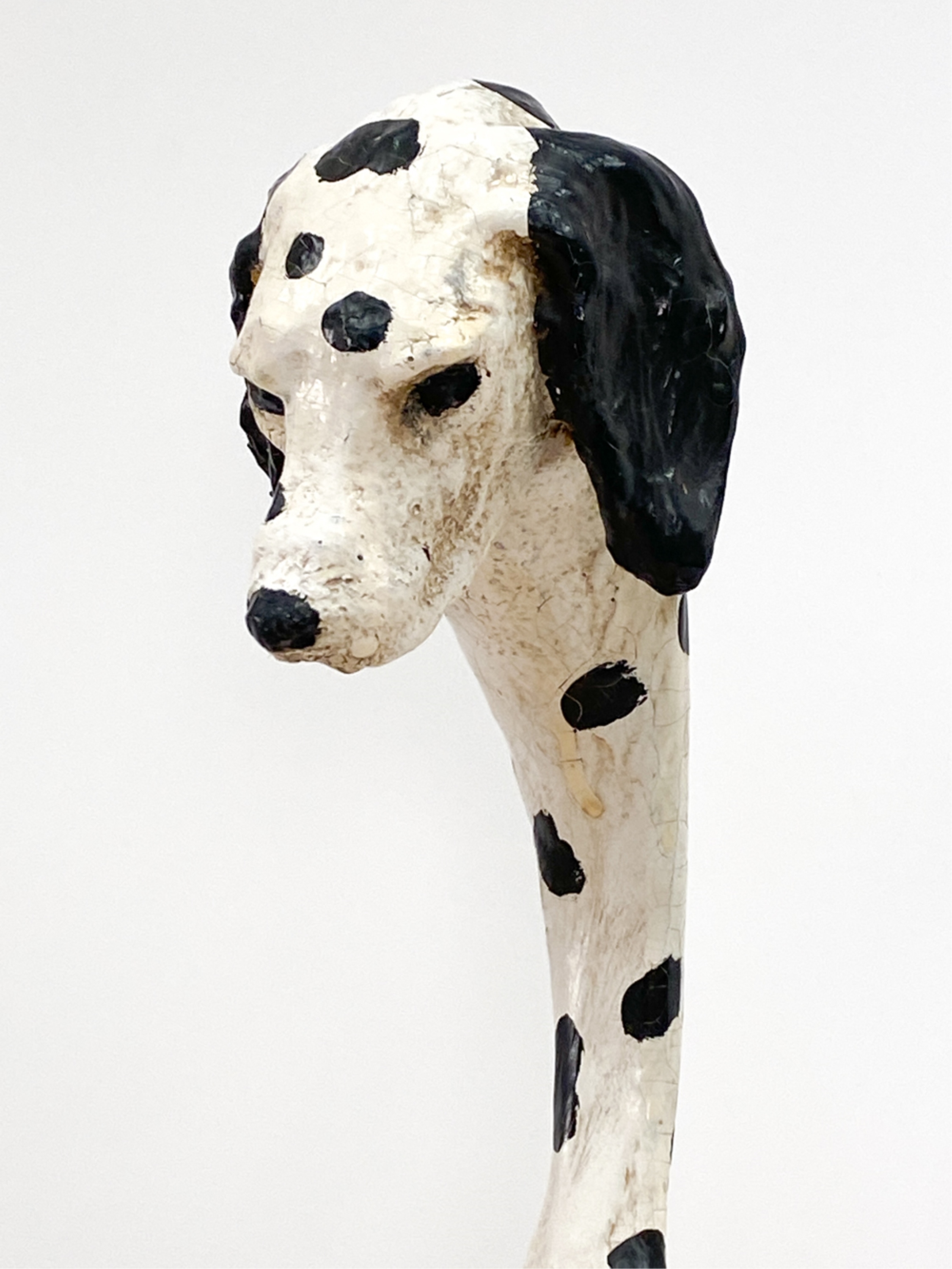 Bill Huebbe | DALMATION DOG SILENT BUTLER STAND | MutualArt
