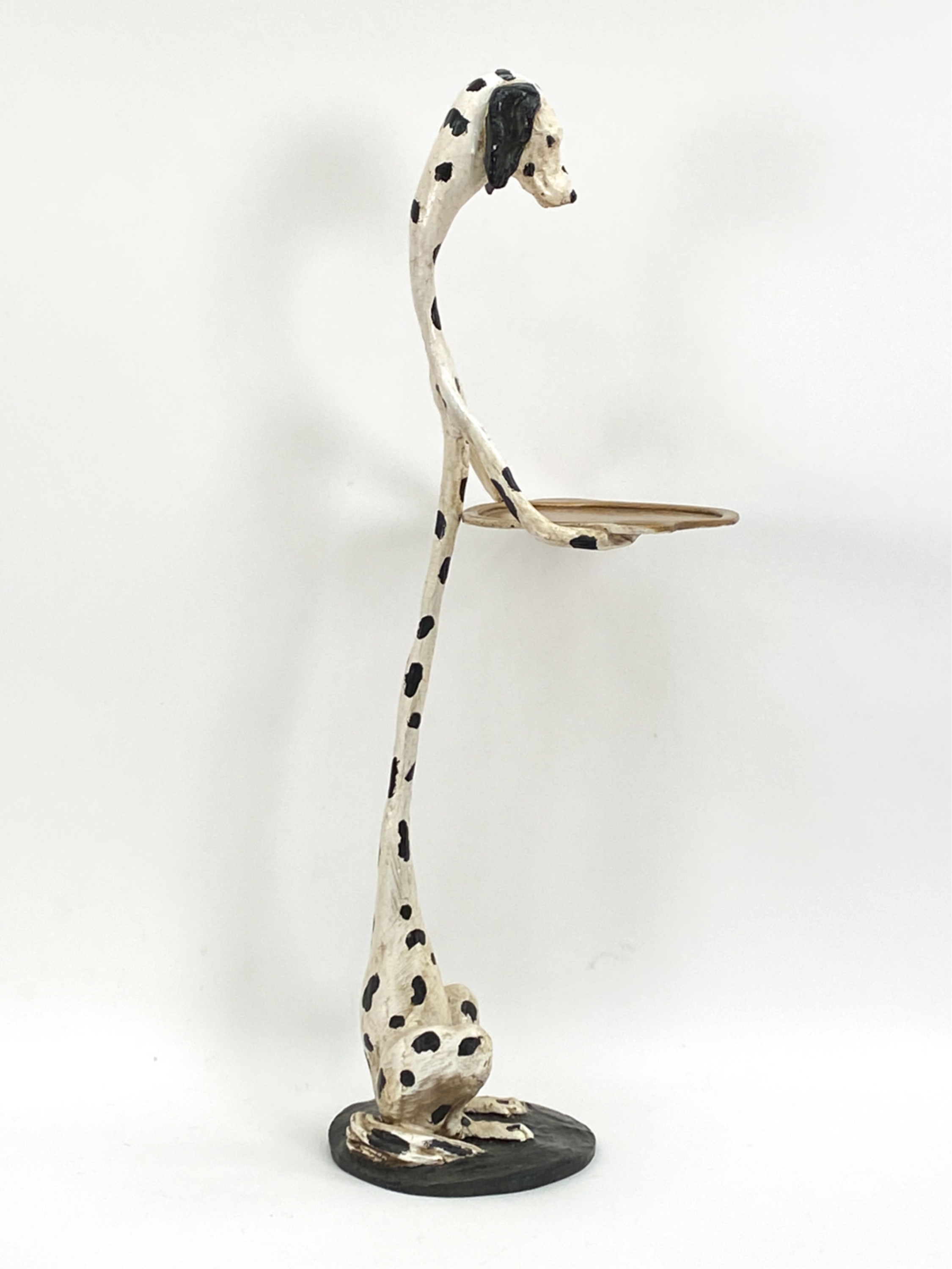 Bill Huebbe | DALMATION DOG SILENT BUTLER STAND | MutualArt